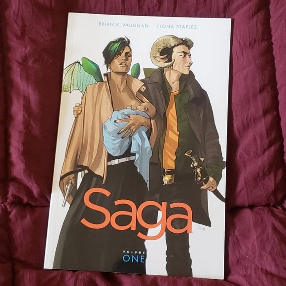 Image comics | Other | Saga Volume Image Comics Tpb Fiona Staples Brian K Vaughan Scifi Fantasy ...